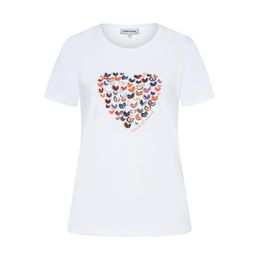 More & More More & More T-Shirt Damen Gr&ouml;&szlig;e XXL navy / dunkellila / orange / wei&szlig;