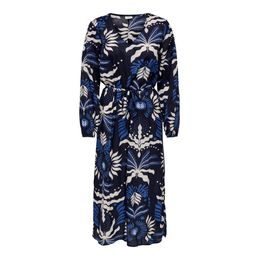 Jacqueline de Yong JDY Kleid 'JDYAnna' Damen Gr&ouml;&szlig;e 36 beige / blau / navy Winterkleid