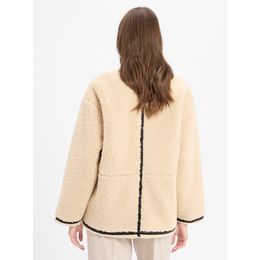 Marie Lund &Uuml;bergangsjacke Damen Gr&ouml;&szlig;e M beige / schwarz