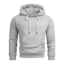 Alessandro Salvarini Sweatshirt 'Paolo' Herren Gr&ouml;&szlig;e XL graumeliert / wei&szlig;