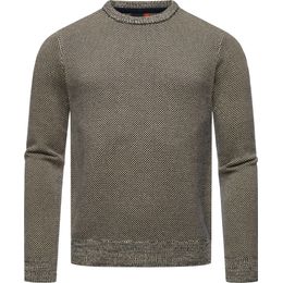 Ragwear Pullover Herren Gr&ouml;&szlig;e S beige / anthrazit