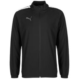Puma Sportjacke 'TeamLiga' Herren Gr&ouml;&szlig;e S grau / schwarz / wei&szlig;