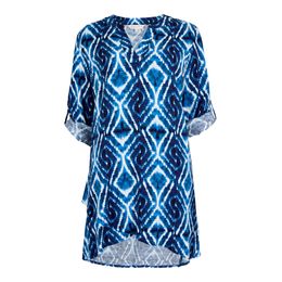 Apricot Tie Dye Swirl Tunic Top ' ' Damen Gr&ouml;&szlig;e S blau