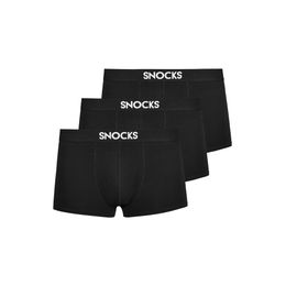 SNOCKS Boxershorts Herren Gr&ouml;&szlig;e XXL schwarz / wei&szlig;