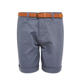 Threadbare. Threadbare Shorts 'Crusoe' Herren Gr&ouml;&szlig;e 32 taubenblau / cognac / wei&szlig;