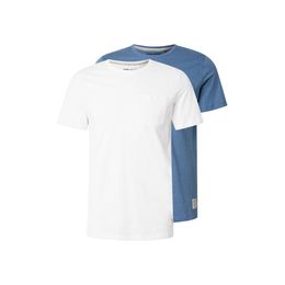Blend T-Shirt 'BHJabriel' Herren Gr&ouml;&szlig;e L blau / wei&szlig;