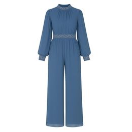 Modamihram Jumpsuit Damen Gr&ouml;&szlig;e XXL blue denim / silber