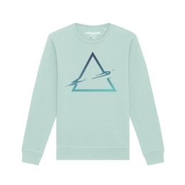 Watapparel Sweatshirt ' Triangle ' Herren Gr&ouml;&szlig;e L azur / blaumeliert