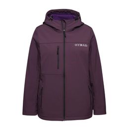 Ulla Popken Outdoorjacke Damen Gr&ouml;&szlig;e XL/XXL dunkellila / wei&szlig;