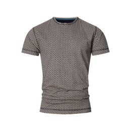 INDICODE Jeans Shirt 'Jude' Herren Gr&ouml;&szlig;e L beige / dunkelblau
