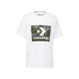 Converse T-Shirt Herren Gr&ouml;&szlig;e XS hellgrau / dunkelgrau / gr&uuml;n / offwhite