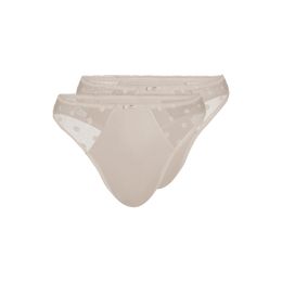 Sassa Mode sassa String Damen Gr&ouml;&szlig;e XXL beige