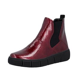 Remonte Stiefelette Damen Gr&ouml;&szlig;e 36 kirschrot / schwarz Winterschuhe
