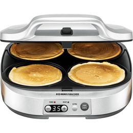 Rommelsbacher Waffeleisen "PC 1800 Pancakemaker f&uuml;r s&uuml;&szlig;e oder w&uuml;rzige Pancakes", silber, B:36,5cm H:13cm T:31,5cm, Waffeleisen