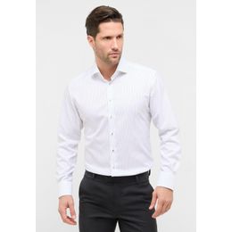 Langarmhemd Eterna "MODERN FIT", Herren, Gr. 39, Normalgr&ouml;&szlig;en, dunkelblau, 100% Baumwolle, tailliert, Manschette, Hemden, NON IRON (b&uuml;gelfrei)