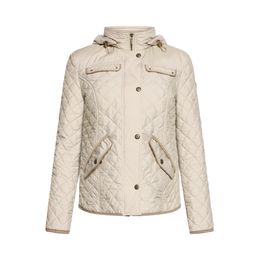 Sommerjacke Gil Bret "Damen mit abnehmbarer Kapuze", Damen, Gr. 42, beige, Obermaterial: 100% Polyester. Besatz: 85% Polyester, 15% Polyurethan / F&uuml;llung: 100% Polyester, figurumspielend, Jacken