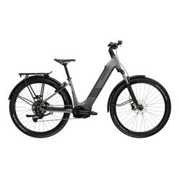 E-Bike KROSS Gr. 38, grau, schwarz, Elektrofahrr&auml;der, 38cm, 27,5+ Zoll (69,85cm)