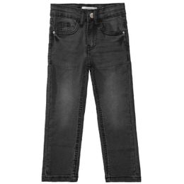 5-Pocket-Jeans STACCATO, Jungen, Gr. 116, N-Gr, grau denim, Denim/Jeans, Obermaterial: 80% Baumwolle, 19% Polyester, 1% Elasthan, schmal lang, Jeans 5-Pocket-Jeans, mit Stretch, for boys