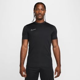 Fu&szlig;balltrikot Nike "Nike Academy Men's Dri-FIT Short-Sleeve Soccer Top", Herren, Gr. M, schwarz, schwarz,, Obermaterial: 100% Polyester, Rundhals, Trikots Fu&szlig;balltrikot, f&uuml;r Training und Freizeit, mit seitlichen Mesh-Eins&auml;tzen, Kurzarm