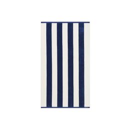 Strandtuch Gant "Strandtuch STRIPE BEACH TOWEL 1er Pack", blau (dunkelblau), B:100cm, Obermaterial: 100% Baumwolle CO., Handt&uuml;cher