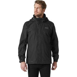 Regenjacke Helly Hansen "DUBLINER JACKET", Herren, Gr. XXL, schwarz, Obermaterial: 100% Polyester. Futter: 100% Polyester, Jacken Regenjacke