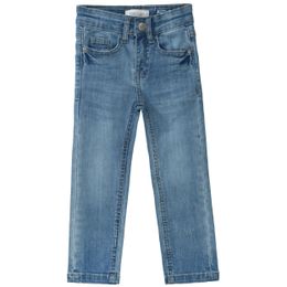 5-Pocket-Jeans STACCATO, Jungen, Gr. 98, N-Gr, light blau d, Denim/Jeans, Obermaterial: 80% Baumwolle, 19% Polyester, 1% Elasthan, schmal lang, Jeans 5-Pocket-Jeans, mit Stretch, for boys