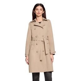 Kurzjacke Betty Barclay "Damen mit G&uuml;rtel", Damen, Gr. 40, natural, Obermaterial: 52% Polyester, 48% Baumwolle, ausgestellt, Jacken Kurzjacke