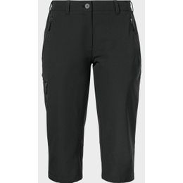 Sch&ouml;ffel 3/4-Hose SCH&Ouml;FFEL "Pants Style Chavuma WMN", Damen, Gr. 36, Normalgr&ouml;&szlig;en, 9990, schwarz, Oberstoff: 91% Polyester, 9% Elasthan, Hosen