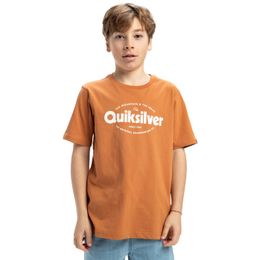 T-Shirt Quiksilver "Ev Shape All Days", Jungen, Gr. 12(148-156cm), bran, Obermaterial: 100% Walkfrottier;, Shirts T-Shirt
