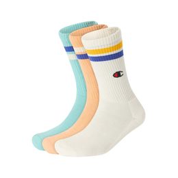 Champion Authentic Athletic Apparel Socks 'Seasonal' female Beige, Blue, Orange size 43-46