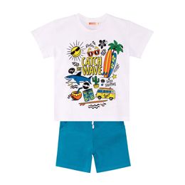 Denokids Set 'Vacation' Jungen Gr&ouml;&szlig;e 116 wei&szlig;