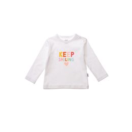 Liliput Langarmshirt 'Keep Smiling' Jungen Gr&ouml;&szlig;e 98/104 wei&szlig;