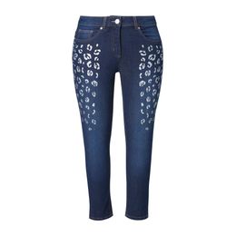MIAMODA Jeans Damen Gr&ouml;&szlig;e 34 blau / silber