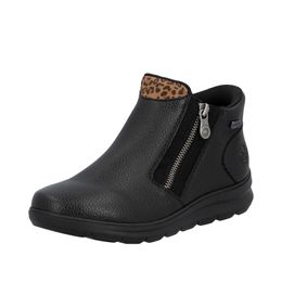 Rieker Stiefelette Damen Gr&ouml;&szlig;e 43 braun / karamell / schwarz Winterschuhe