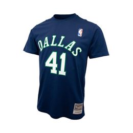 Mitchell & Ness Mitchell & Ness Performance Shirt 'NBA Dallas Mavericks Dirk Nowitzki' male Blue size M