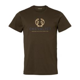 Chevalier T-Shirt Logo Leather Brown (Gr&ouml;&szlig;e: S)