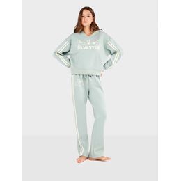 Gisela Pyjama set Damen Gr&ouml;&szlig;e S hellgr&uuml;n Winterkleid
