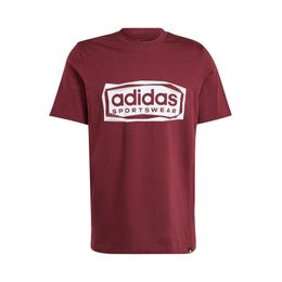 adidas Sportswear Performance Shirt male Red size XXL