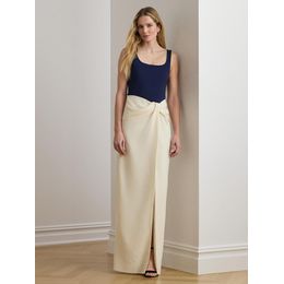 Lauren by Ralph Lauren Lauren Ralph Lauren Kleid Damen Gr&ouml;&szlig;e 38 creme / navy Sommerkleid