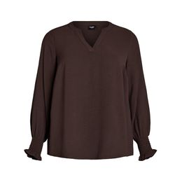 ZIZZI Blouse 'Kikka' female Brown size XL