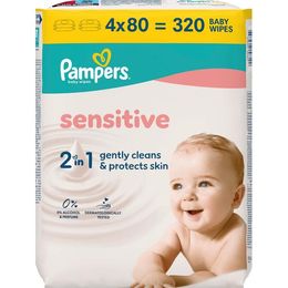 Pampers Feuchtt&uuml;cher Sensitive (4x80 St)