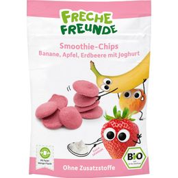 erdb&auml;r Kindersnack Smoothie-Chips Banane Apfel Erdbeere mit Joghurt, ab 3 Jahren Freche Freunde