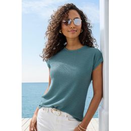 Vivance Damen Kurzarmshirt, mint, eukalyptus, Gr&ouml;&szlig;e 32/34