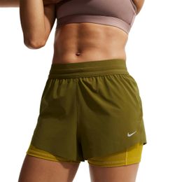 Nike Swift Dri-FIT Mid-Rise 2-in-1 Shorts Damen