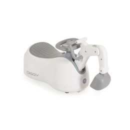 Moni T&ouml;pfchen 4 in 1 Diggy Bagger, Rutscher, Schaukelspielzeug, Licht, Musik wei&szlig;