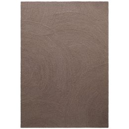 NYVI Teppich Eleni - Pflegeleicht, Strapazierf&auml;hig, f&uuml;r Innen geeignet Farbe:Taupe;Gr&ouml;&szlig;e:80x150 cm