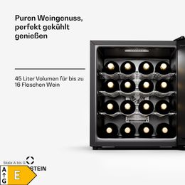Klarstein Silent Vino 16 Uno Weink&uuml;hlschrank 1 Zone / 16 Flaschen