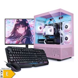 Weinhaus Markus Kiebel PC Set Gaming mit 27 Zoll TFT Zindarella V AMD Ryzen 7 5700X, 32GB DDR4, NVIDIA RTX 5050 8 GB, 1TB SSD, WLAN, Windows 11