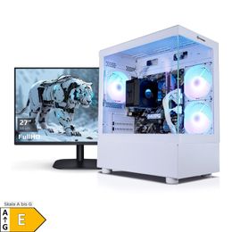 Weinhaus Markus Kiebel Gaming PC mit 27 Zoll TFT Viper V AMD Ryzen 7 5700G, 16GB DDR4, AMD Vega Grafik, 500GB SSD, WLAN, Windows 11