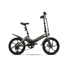 SachsenRAD E-Faltrad F11 Pro MagPuma, IF Design Gewinner, E-Klapprad dunkelgrau
